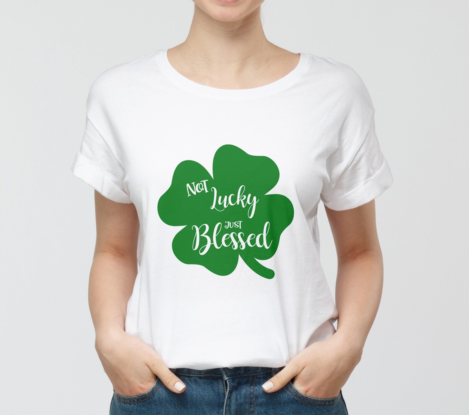 Not Lucky Just Blessed SVG/PNG/DXF/Jpg/Ai Files for Cricut | Etsy