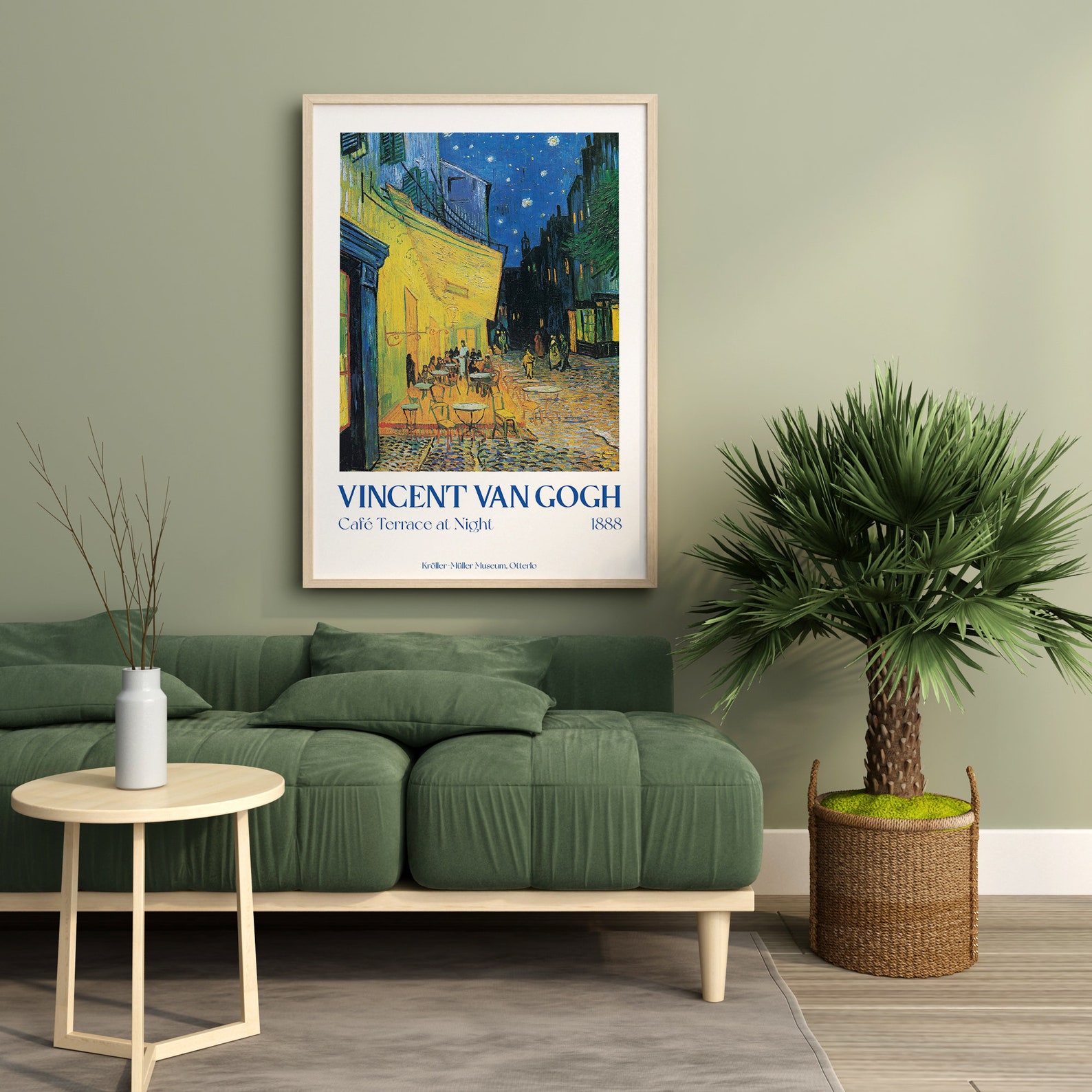 Café Terrace at Night Digital Print Vincent Van Gogh - Etsy