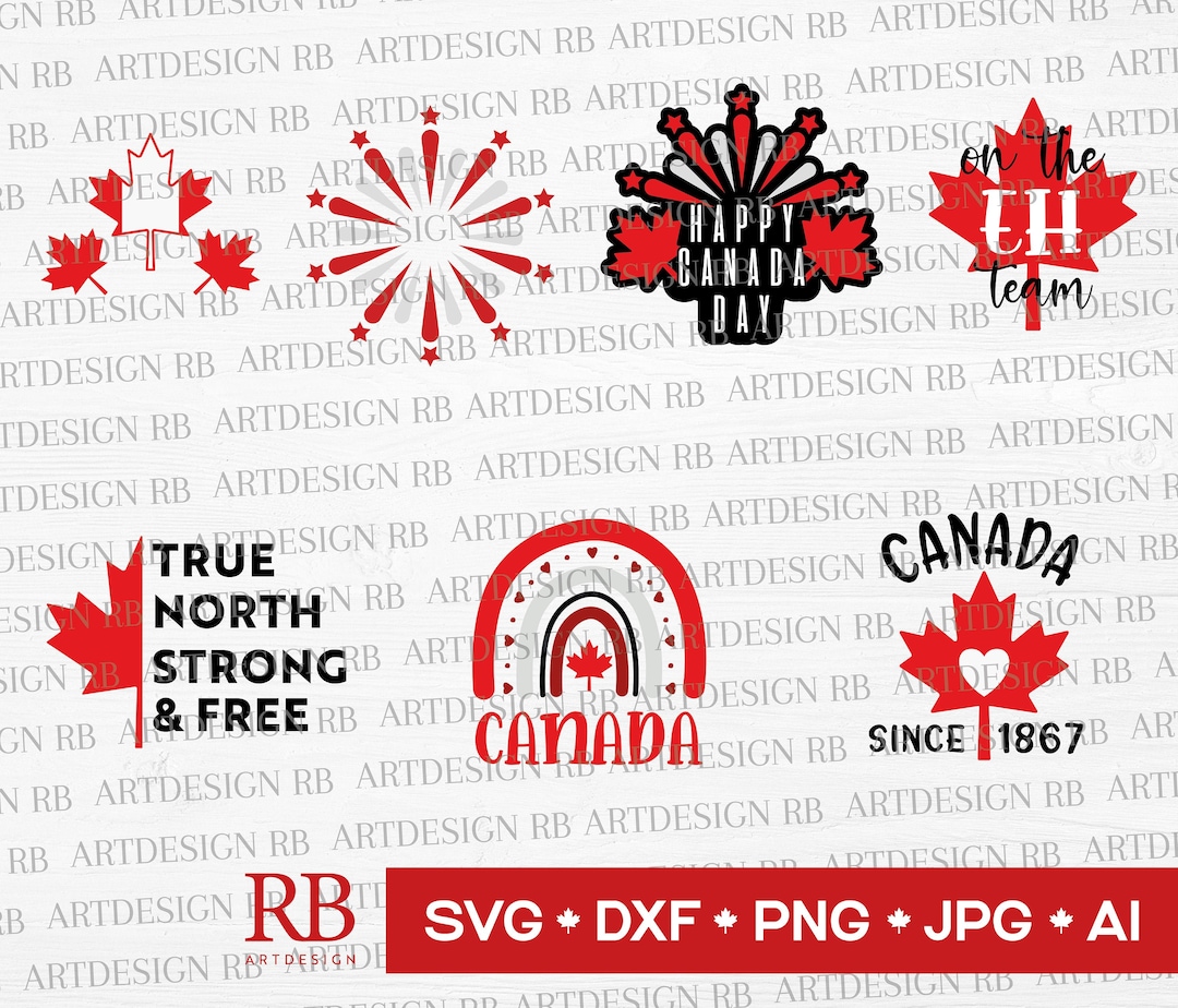 Canada Day SVG Bundle: Cricut-Ready Designs (Digitaler Download) - Etsy ...