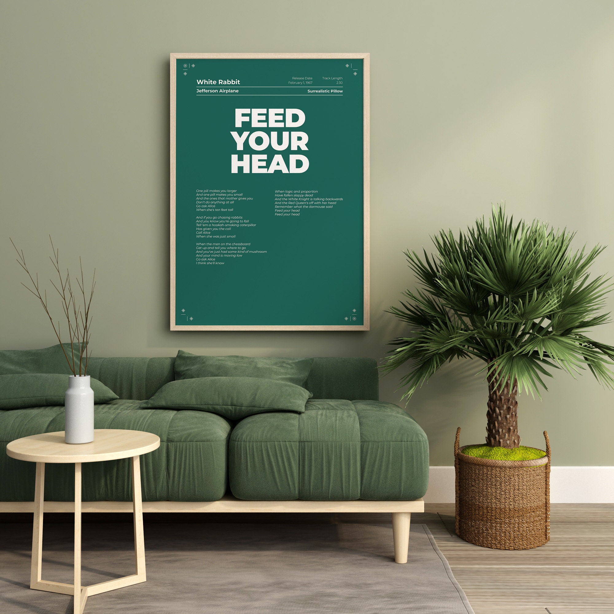 Custom Digital Lyric Poster Printable Lyric Poster Song | Etsy