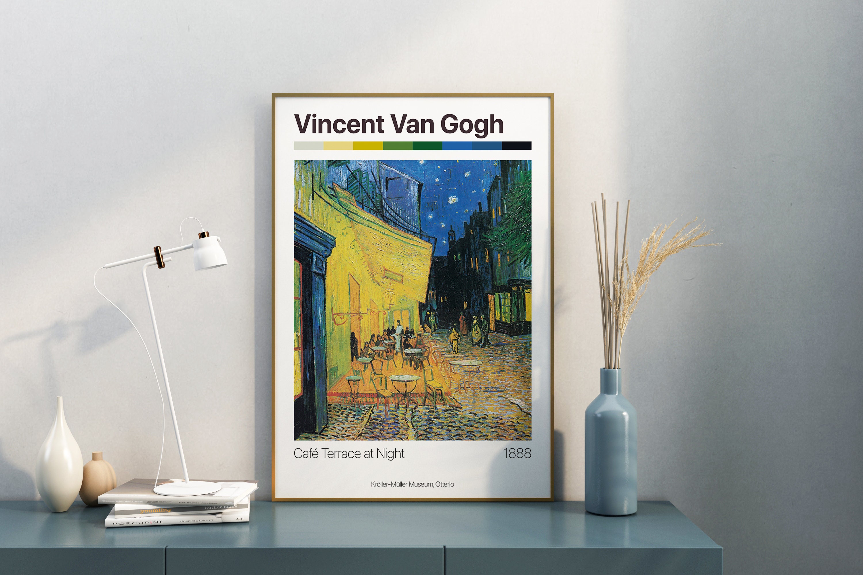 Café Terrace at Night Digital Print Vincent Van Gogh - Etsy
