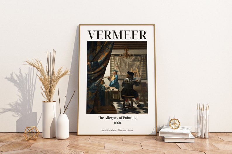 Johannes Vermeer the Allegory of Painting Digital Print the - Etsy