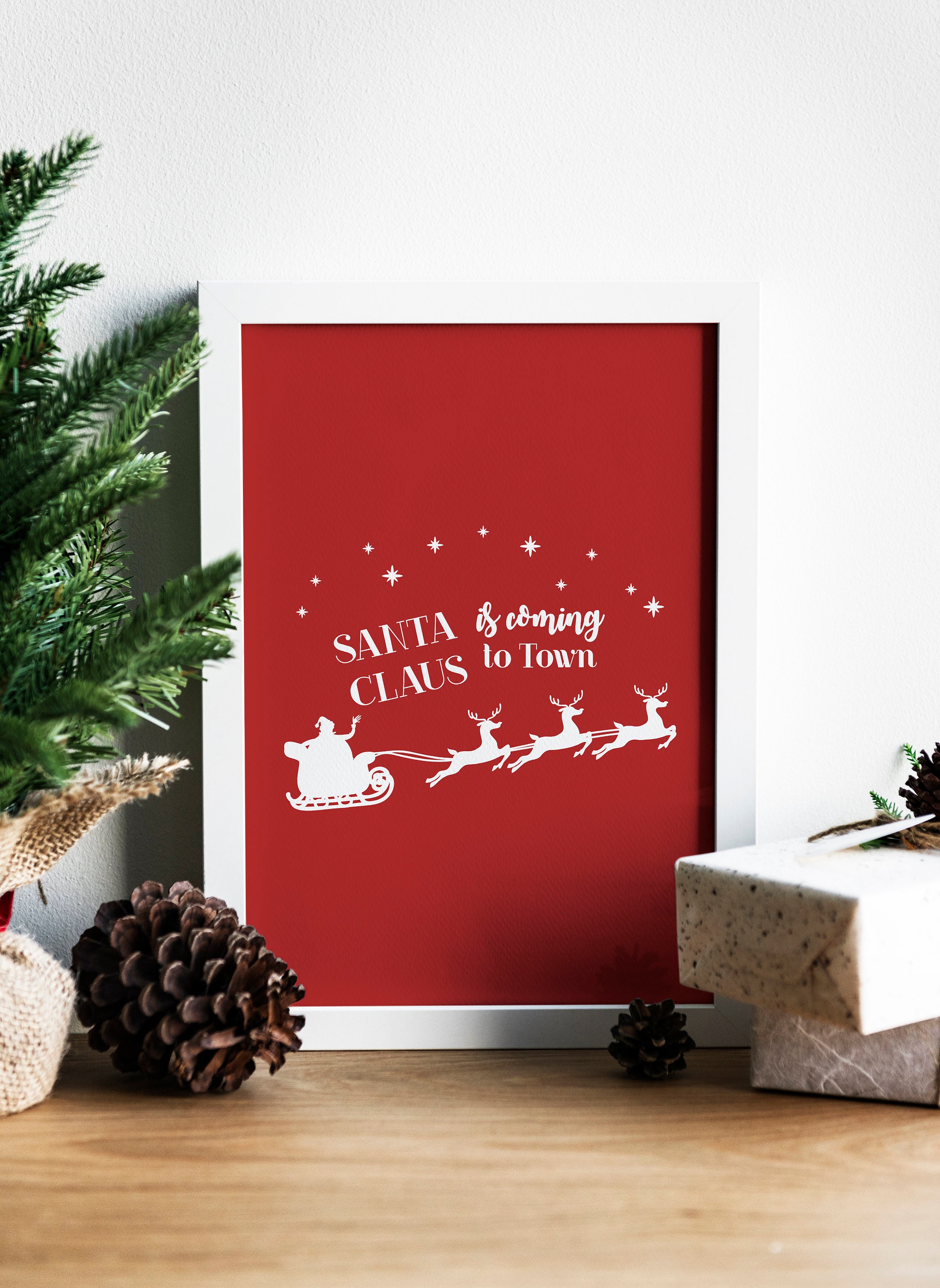 Santa Claus is Coming to Town SVG/DXF/PNG/Jpeg/Ai Merry | Etsy