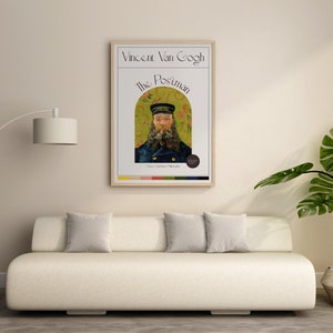 Vincent Van Gogh the Postman Digital Print, Van Gogh Wall Art ...