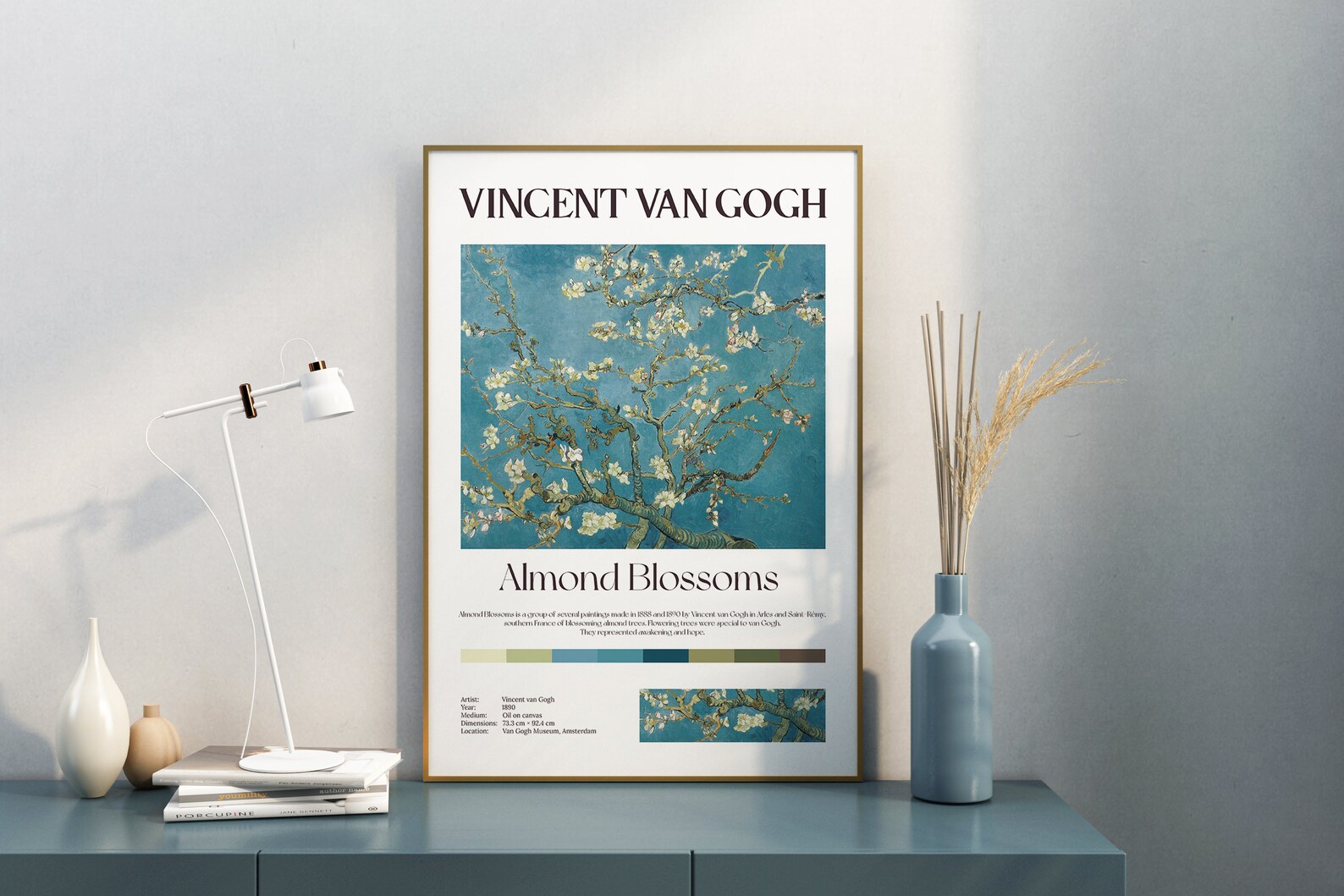 Vincent Van Gogh Almond Blossoms Digital Print Van Gogh Art | Etsy