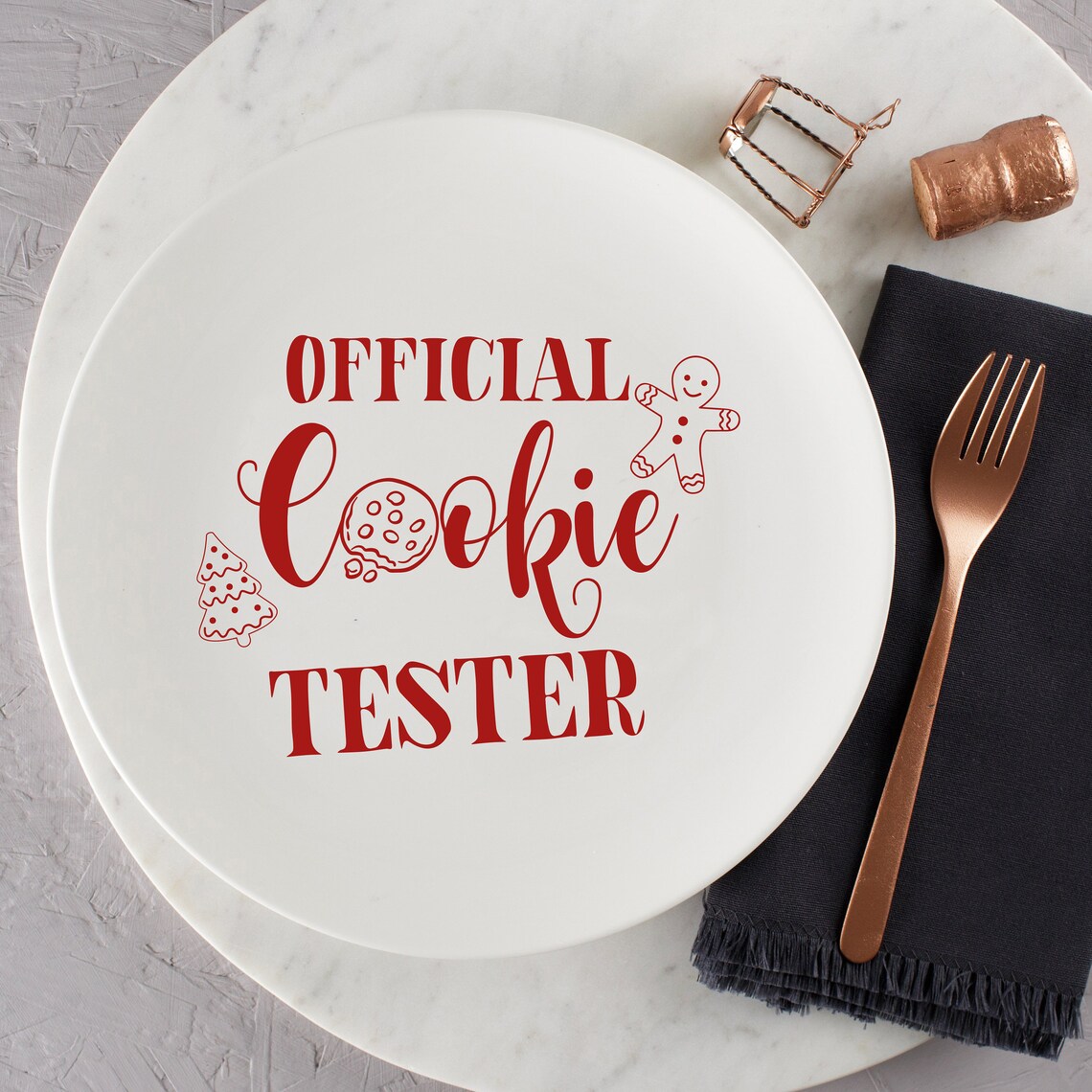 Official Cookie Baker & Official Cookie Tester Svg Bundle - Etsy