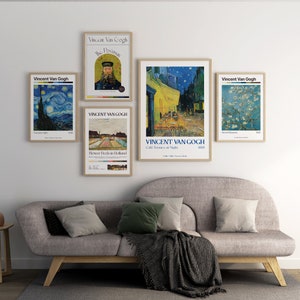 Café Terrace at Night Digital Print, Vincent Van Gogh, Exhibition ...