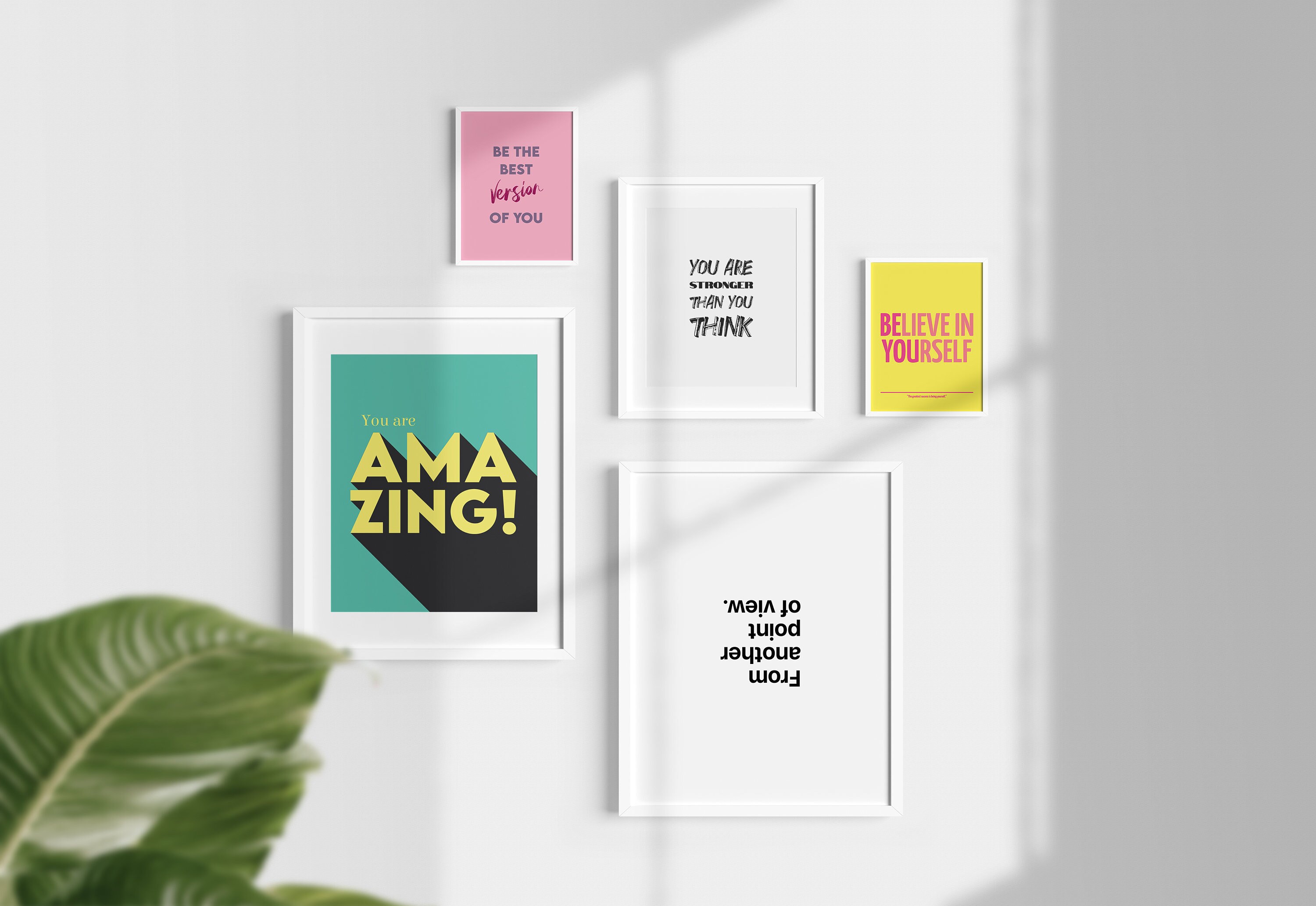 Digital Custom 3D Quote Poster Custom Colorful Quote Wall | Etsy