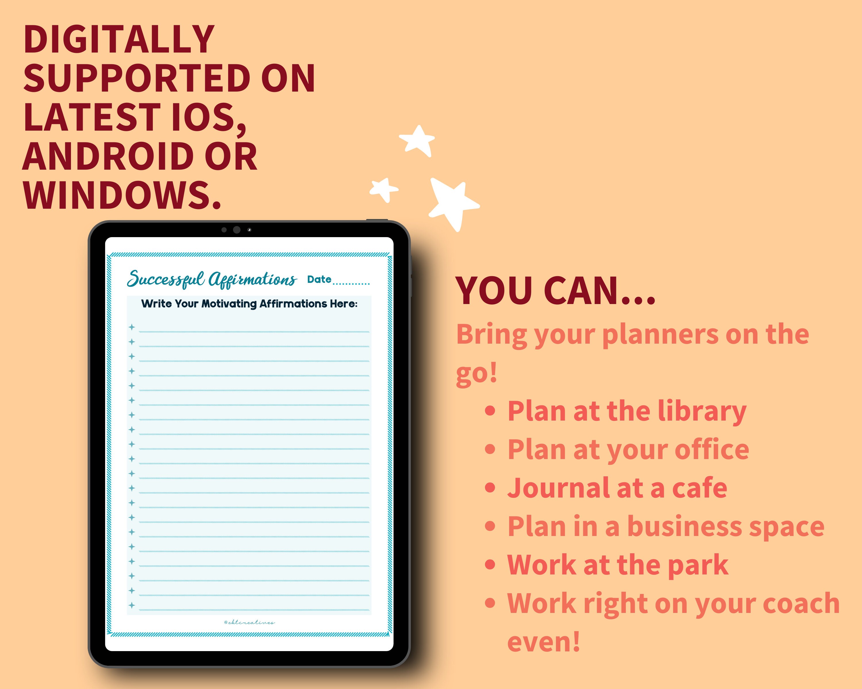 Goal Planner Printable Daily Planner 2024 Teal Goal Setting Planner ...
