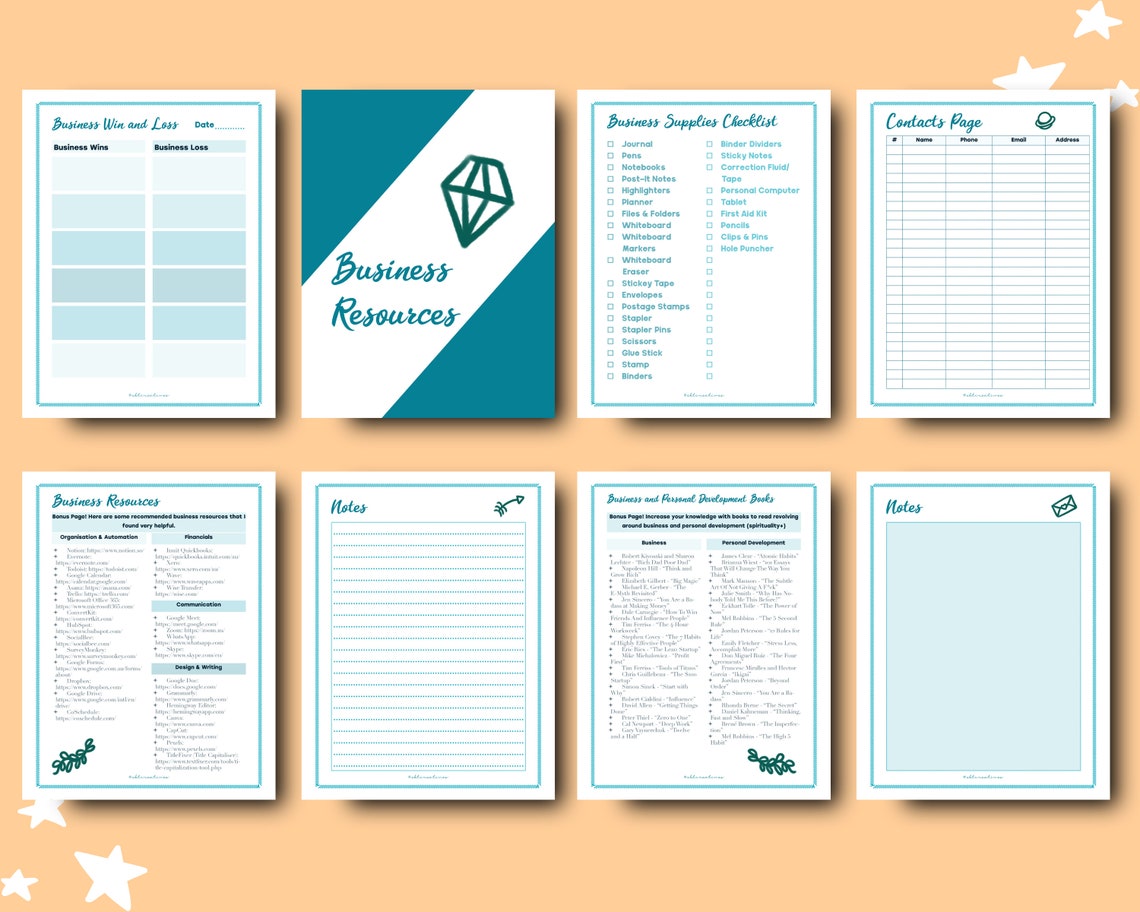 Goal Planner Printable Daily Planner 2024 Teal Goal Setting Planner ...