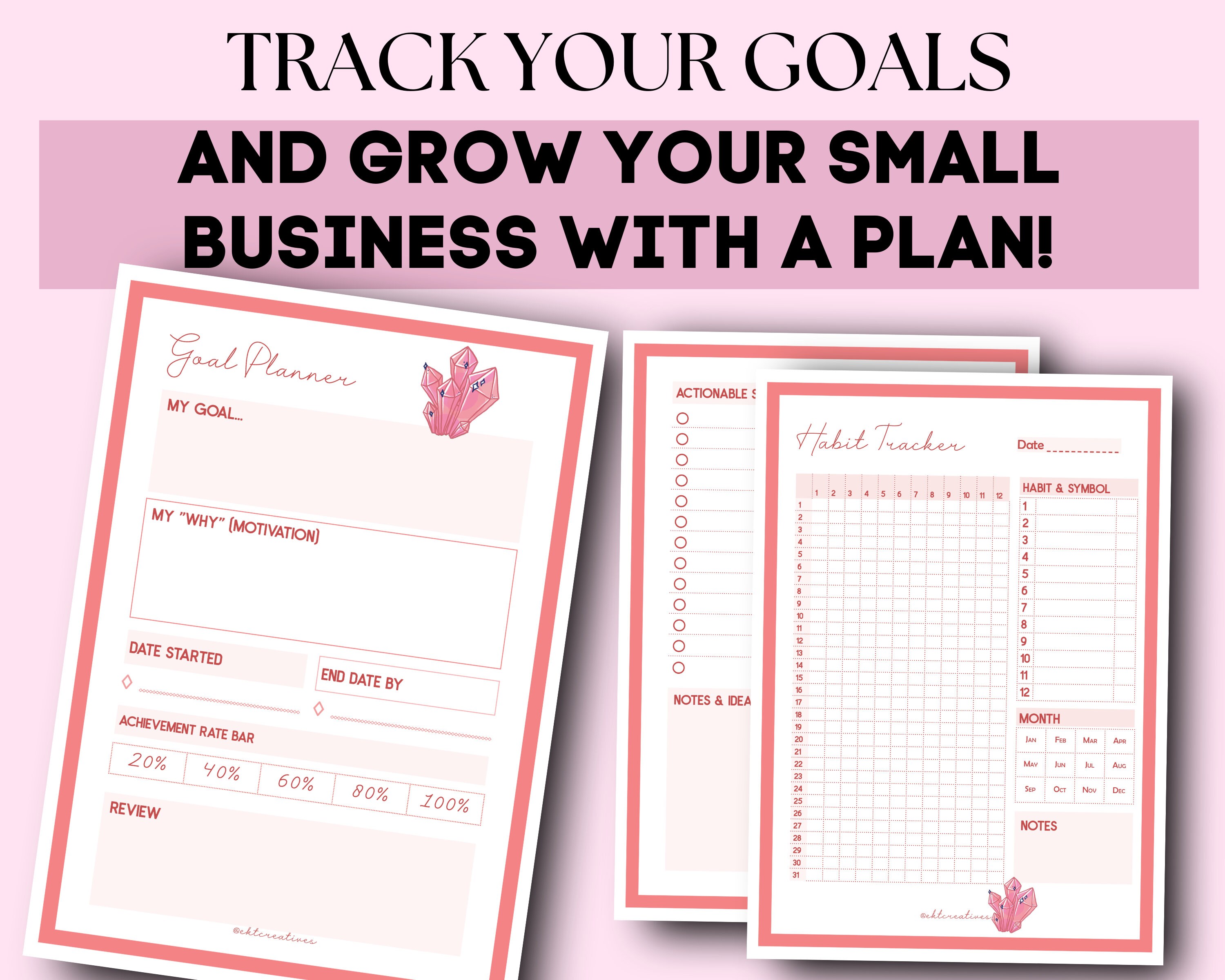 Small Business Planner Printable Business Planner Printable - Etsy