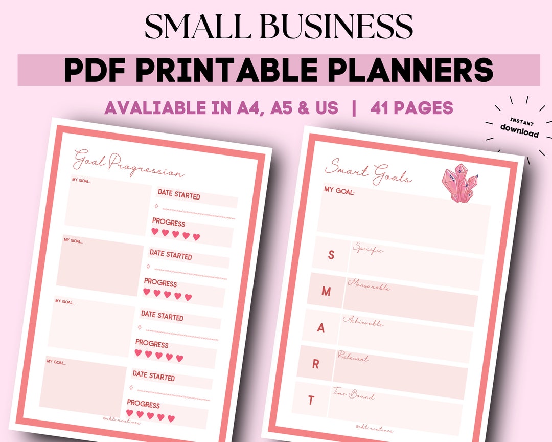 Small Business Planner Printable Business Planner Printable - Etsy