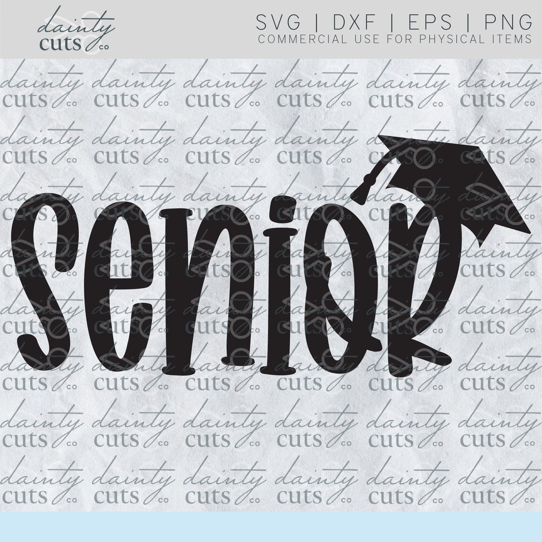 Senior Cap SVG - Etsy