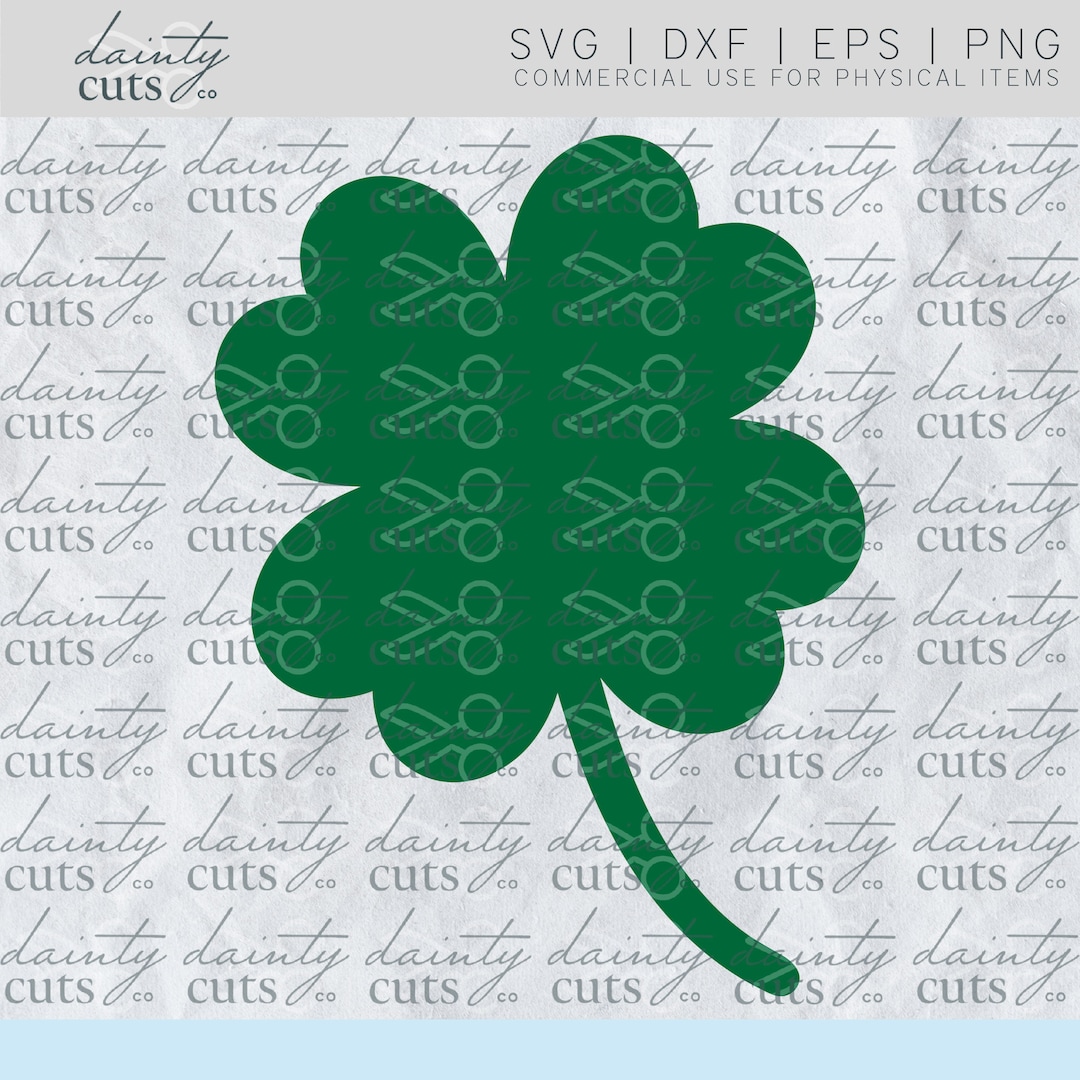 Four Leaf Clover SVG - Etsy