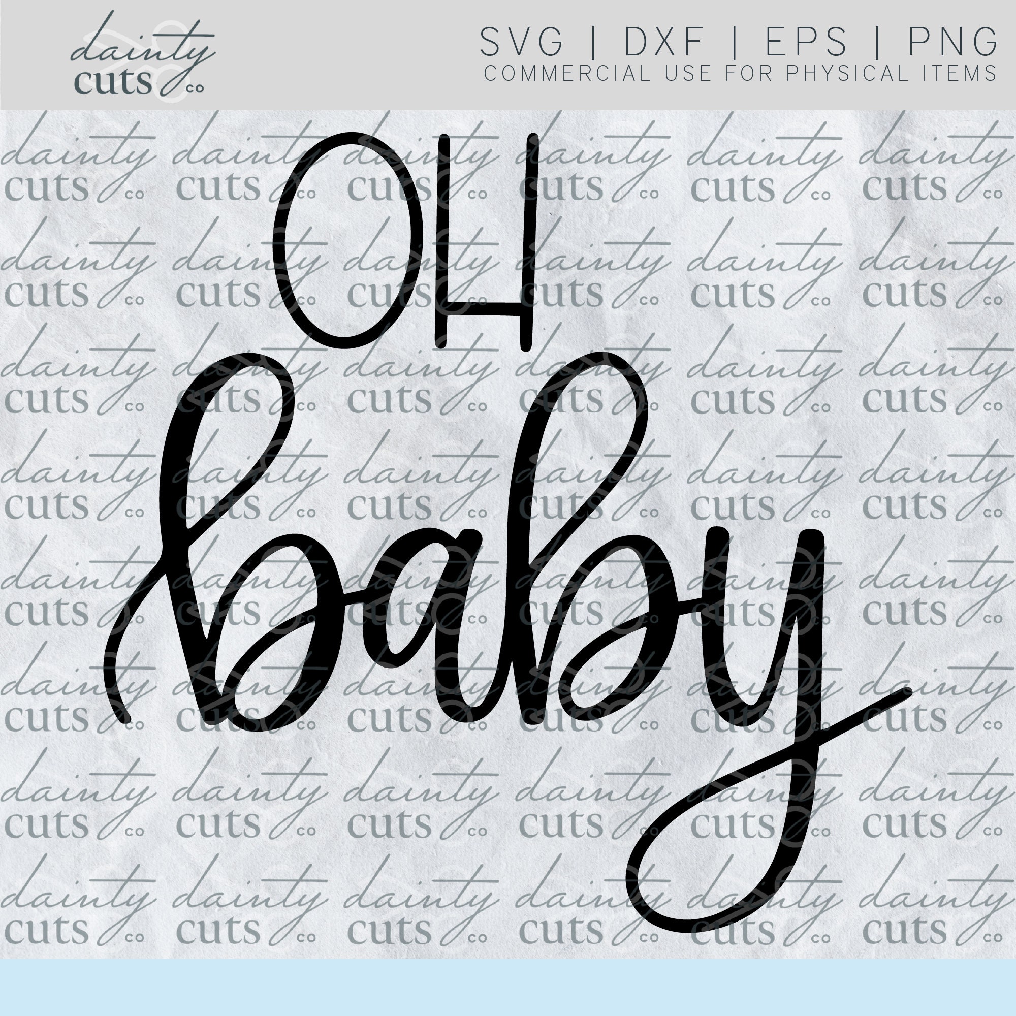 Oh Baby SVG - Etsy