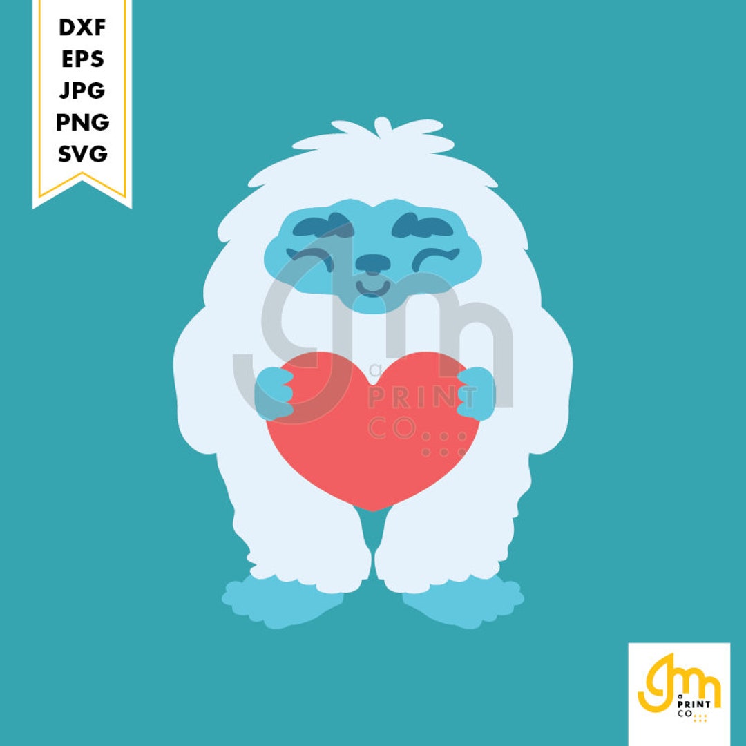 Yeti EPS Yeti SVG Yeti Clipart Baby Shower SVG Silhouette - Etsy