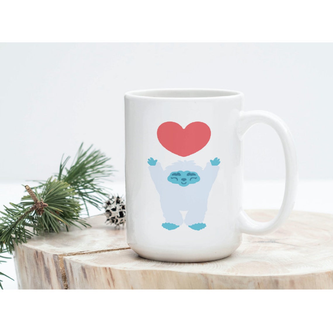 Yeti EPS, Yeti SVG, Yeti Clipart, Babyparty SVG, Silhouette geschnitten ...