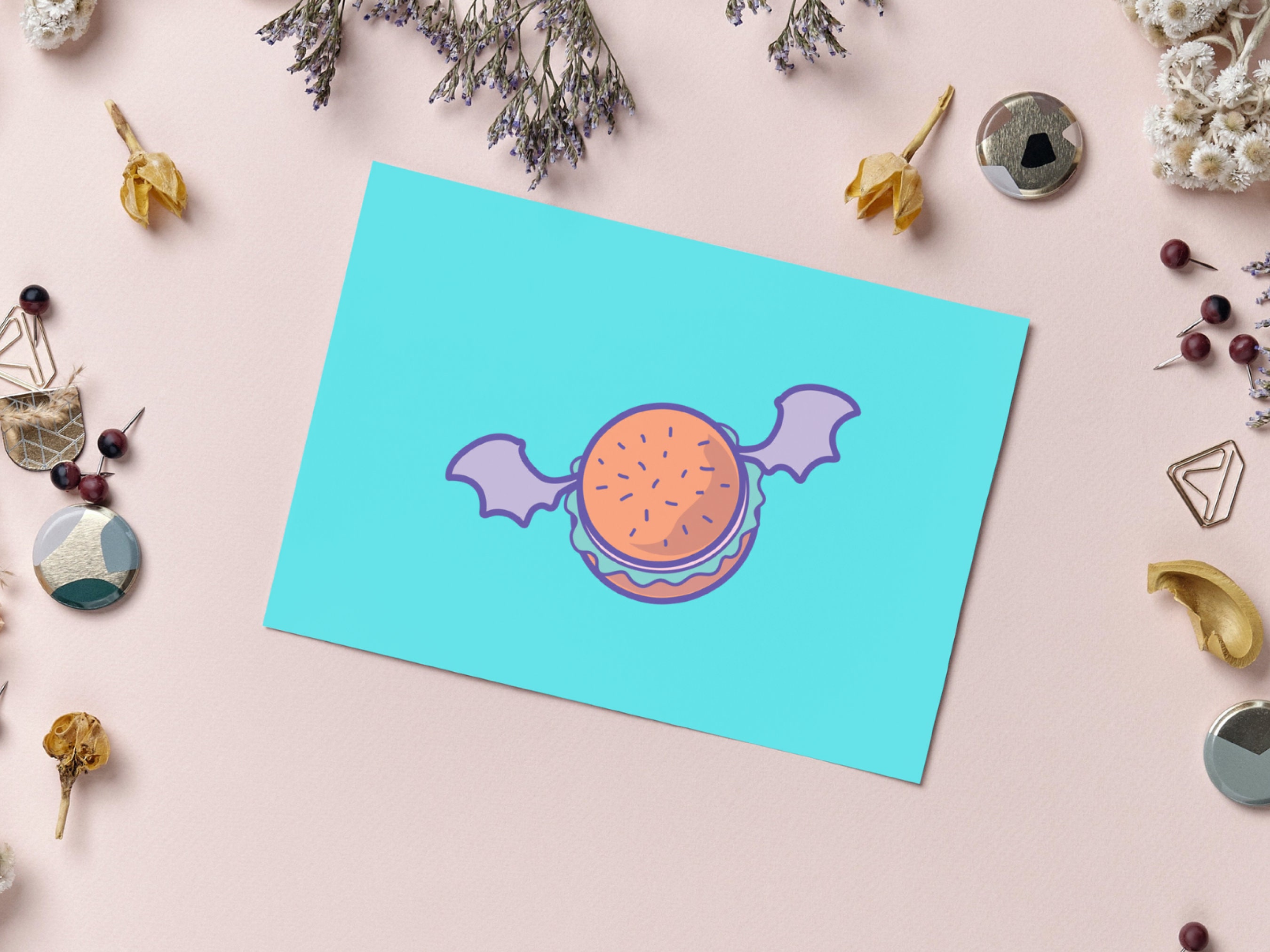 Bat Burger Clipart, High Quality PNG, Halloween Food Clipart PNG ...