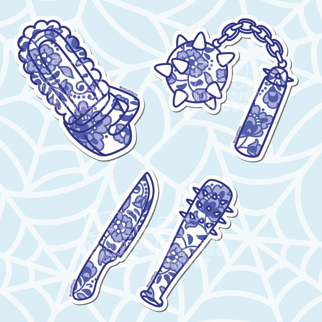 Ceramic Weapons Sticker Kawaii Sticker Laptop Sticker Die Cut Sticker ...