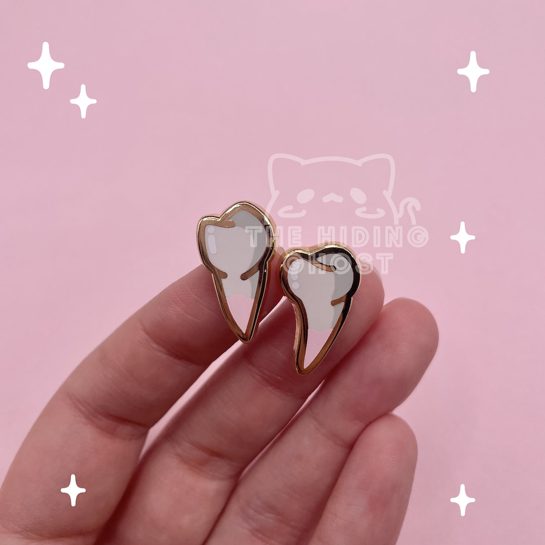 Cavities - Singles Filler Enamel Pin | Spooky Pin | Kawaii Pin | Pastel ...
