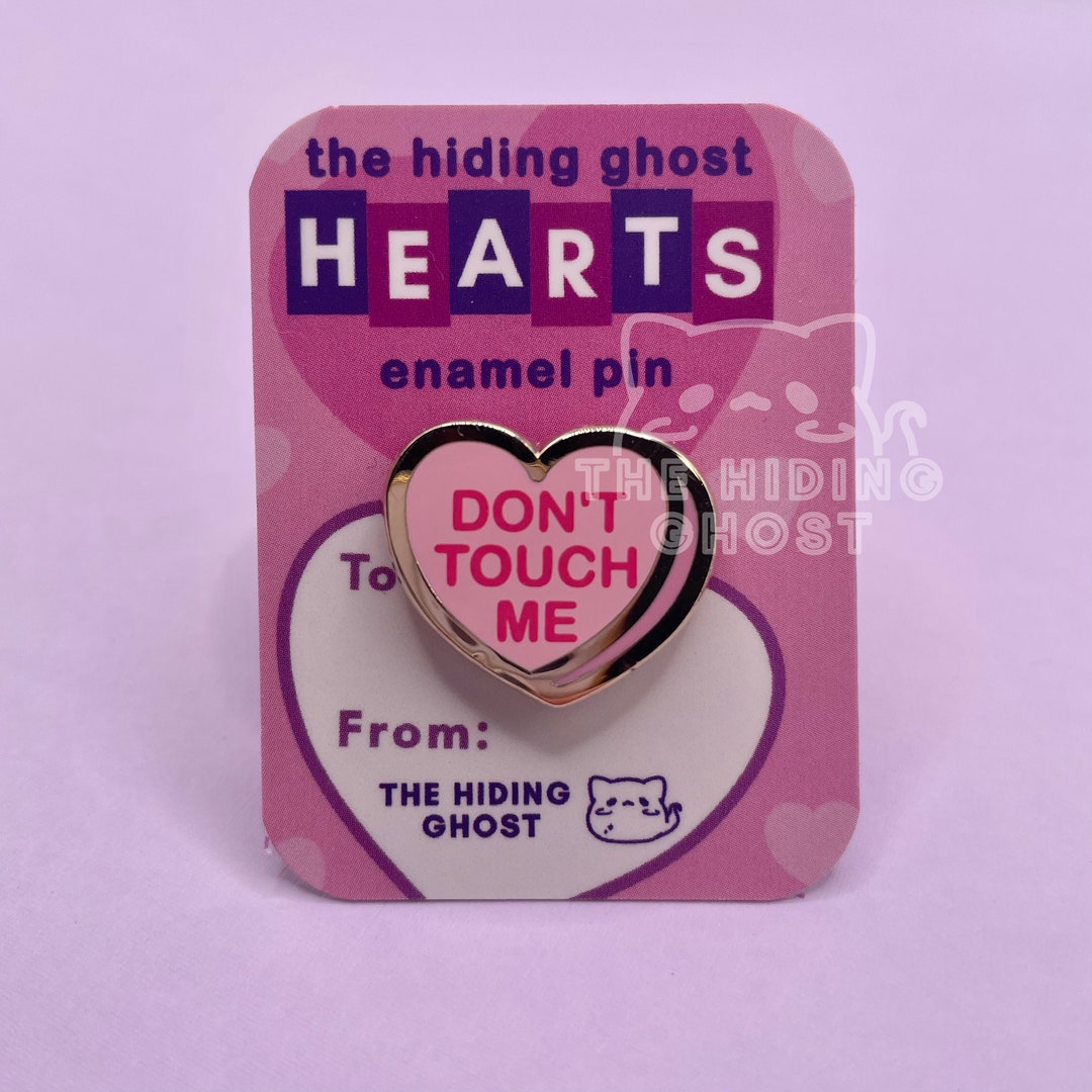 Candy Hearts Filler Enamel Pin Spooky Pin Kawaii Pin Pastel Pin Enamel ...