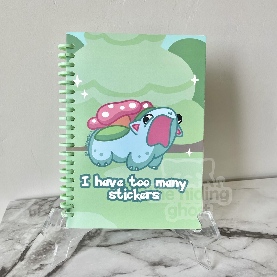 Reusable Sticker Book - Green | Release Paper | Sticker Hoarder ...