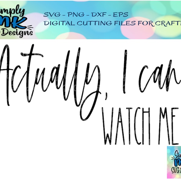 Actually I Can - Etsy