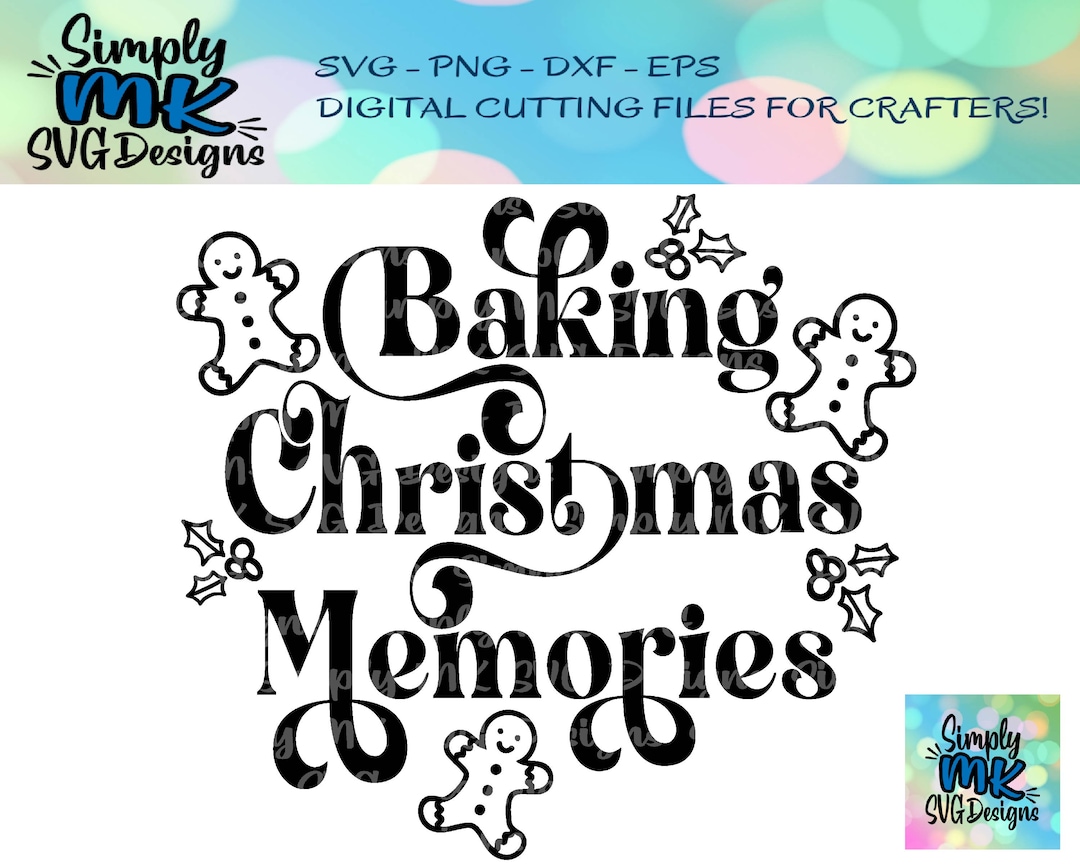 Baking Christmas Memories SVG - Christmas Potholder Svg - Png- Eps- Dxf ...
