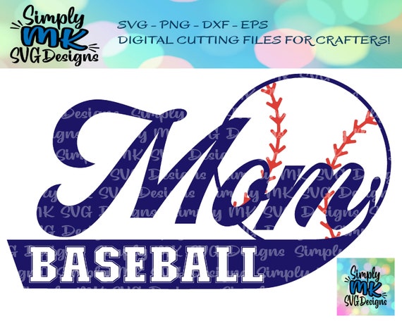 Baseball Mom SVG Digital Cut File Layered & Sliced - Etsy