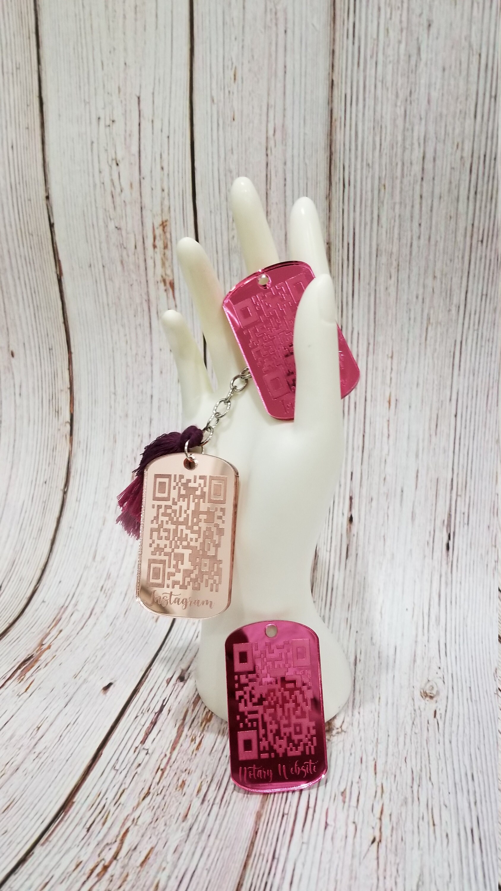 Double-sided Customized QR Codes | Etsy