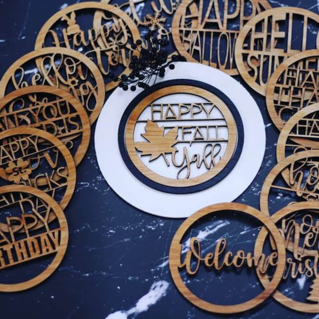 Interchangeable Year Round Sign - Etsy