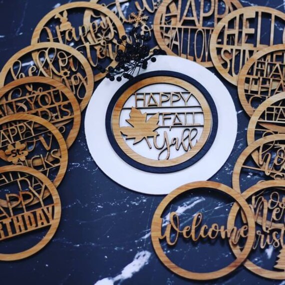 Interchangeable Year Round Sign | Etsy