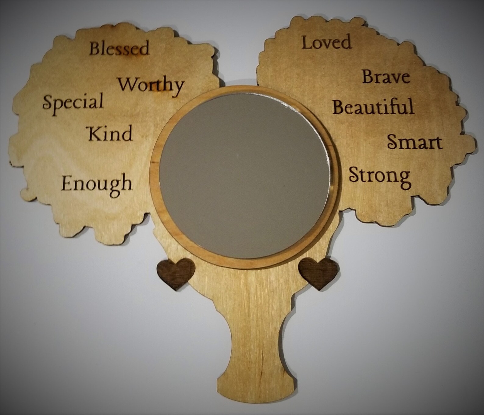 Little Girl's Words of Affirmation Mirror | Etsy