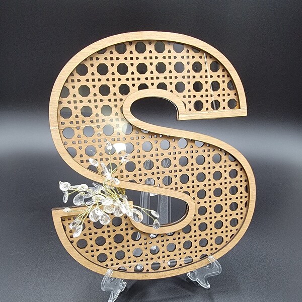 Rattan Letter Signs - Etsy