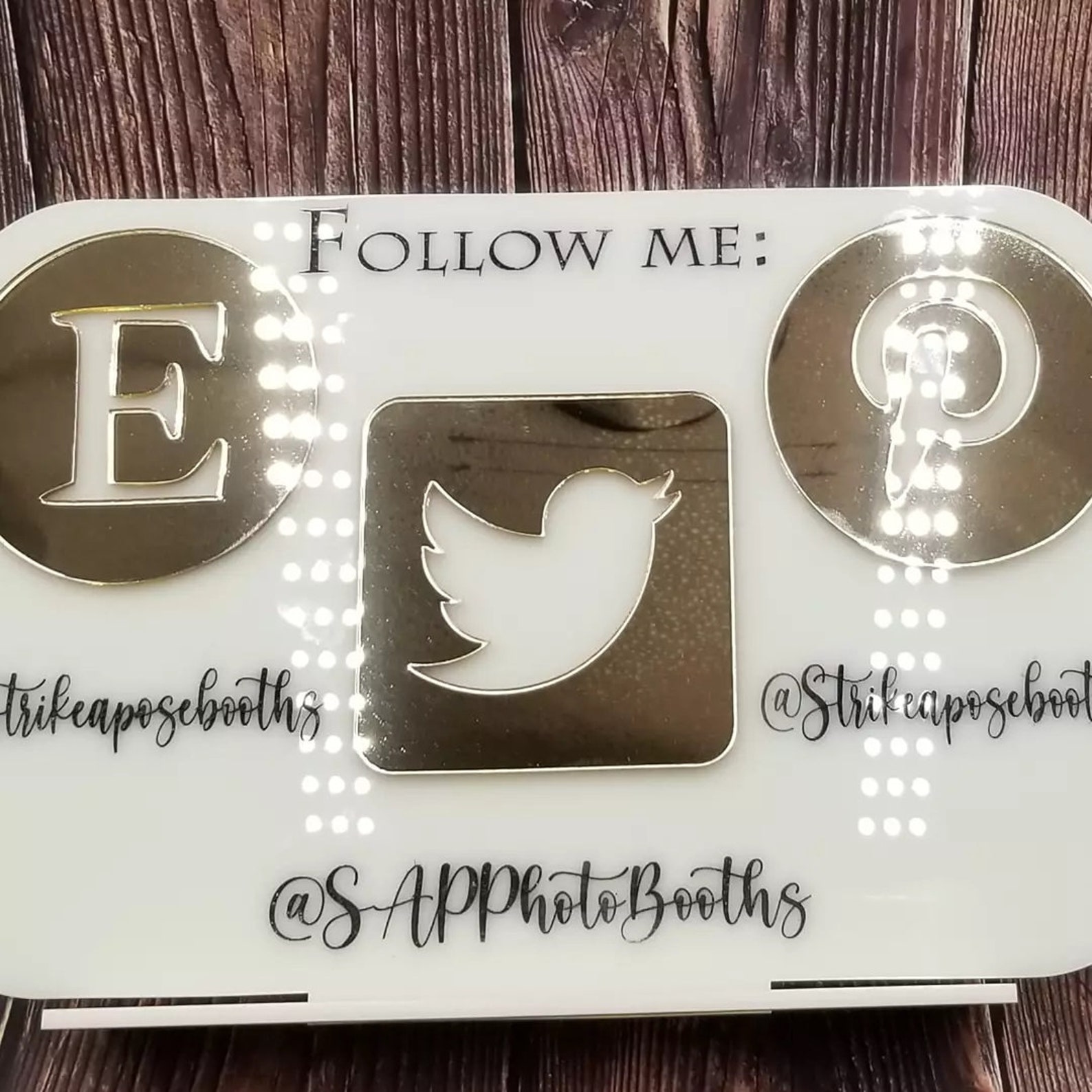 Social Media Plaque - Etsy