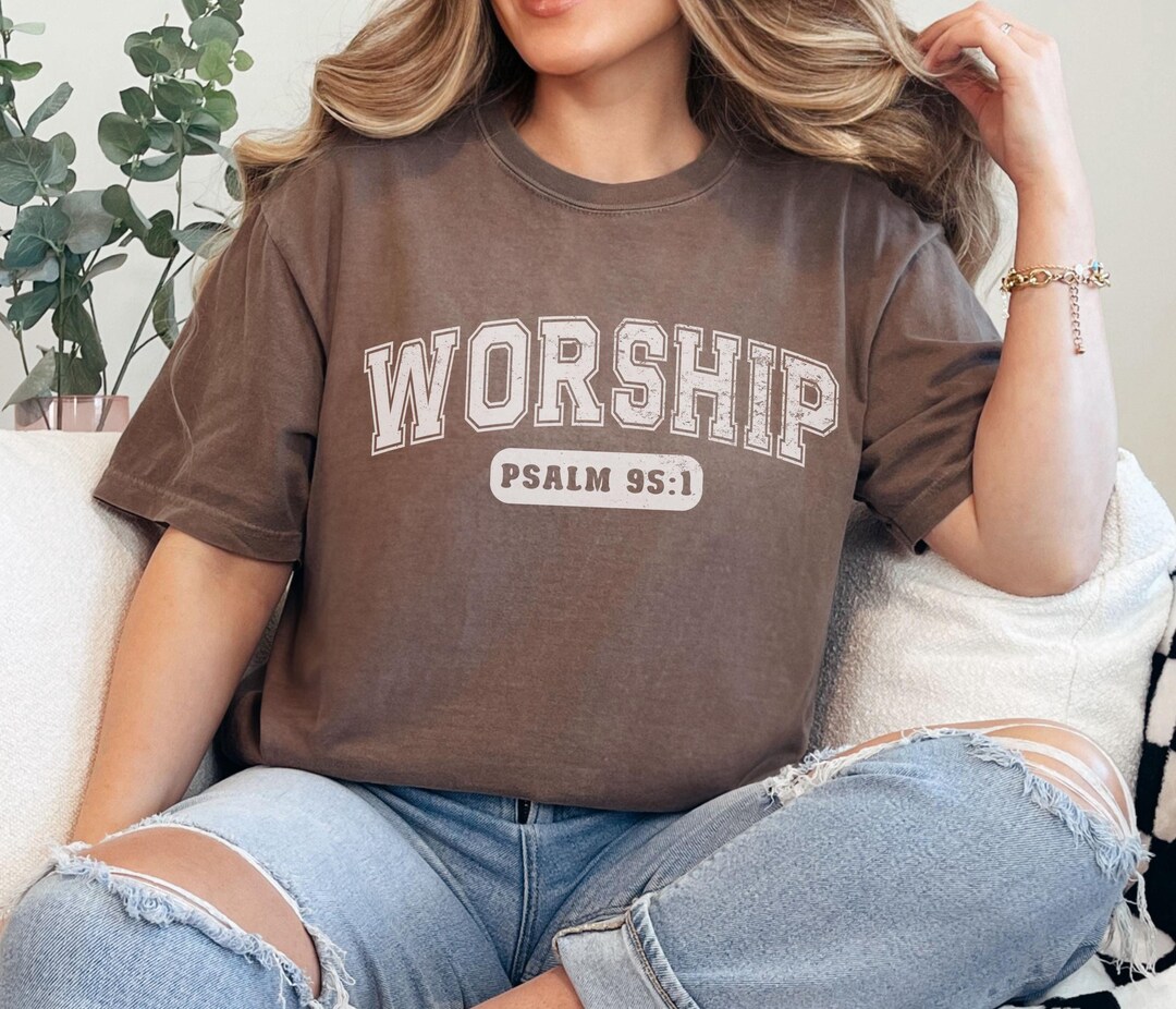 Christian Worship Shirt Comfort Colors Faith Based Shirt Christian ...