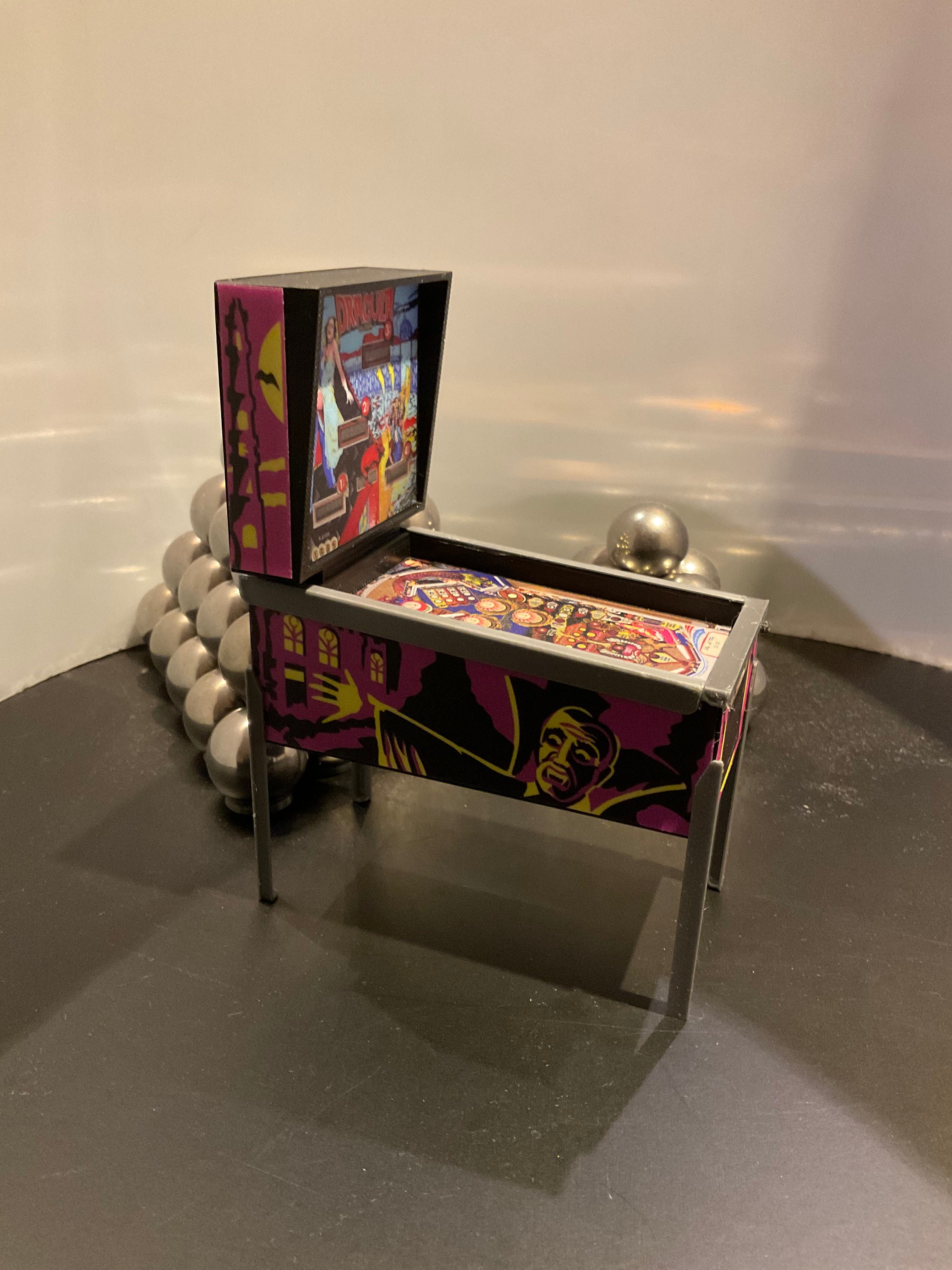 Dracula Mini Pinball / Xmas Ornament - Etsy