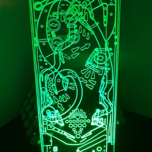 Radical Pinball Playfield Desk Lamp / Night Light - Etsy