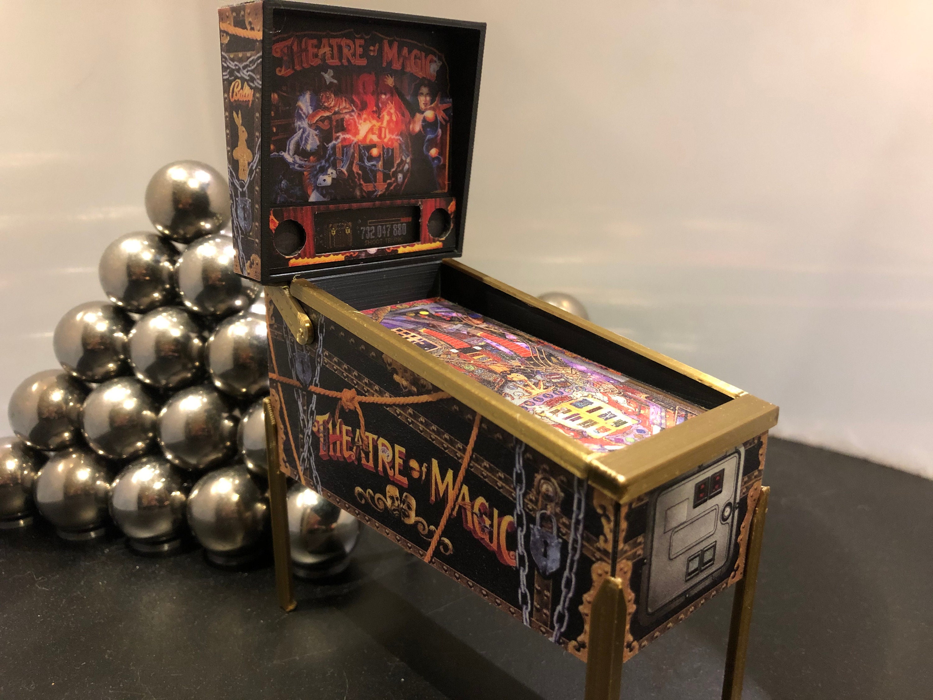 Theatre of Magic Mini Pinball / Xmas Ornament - Etsy