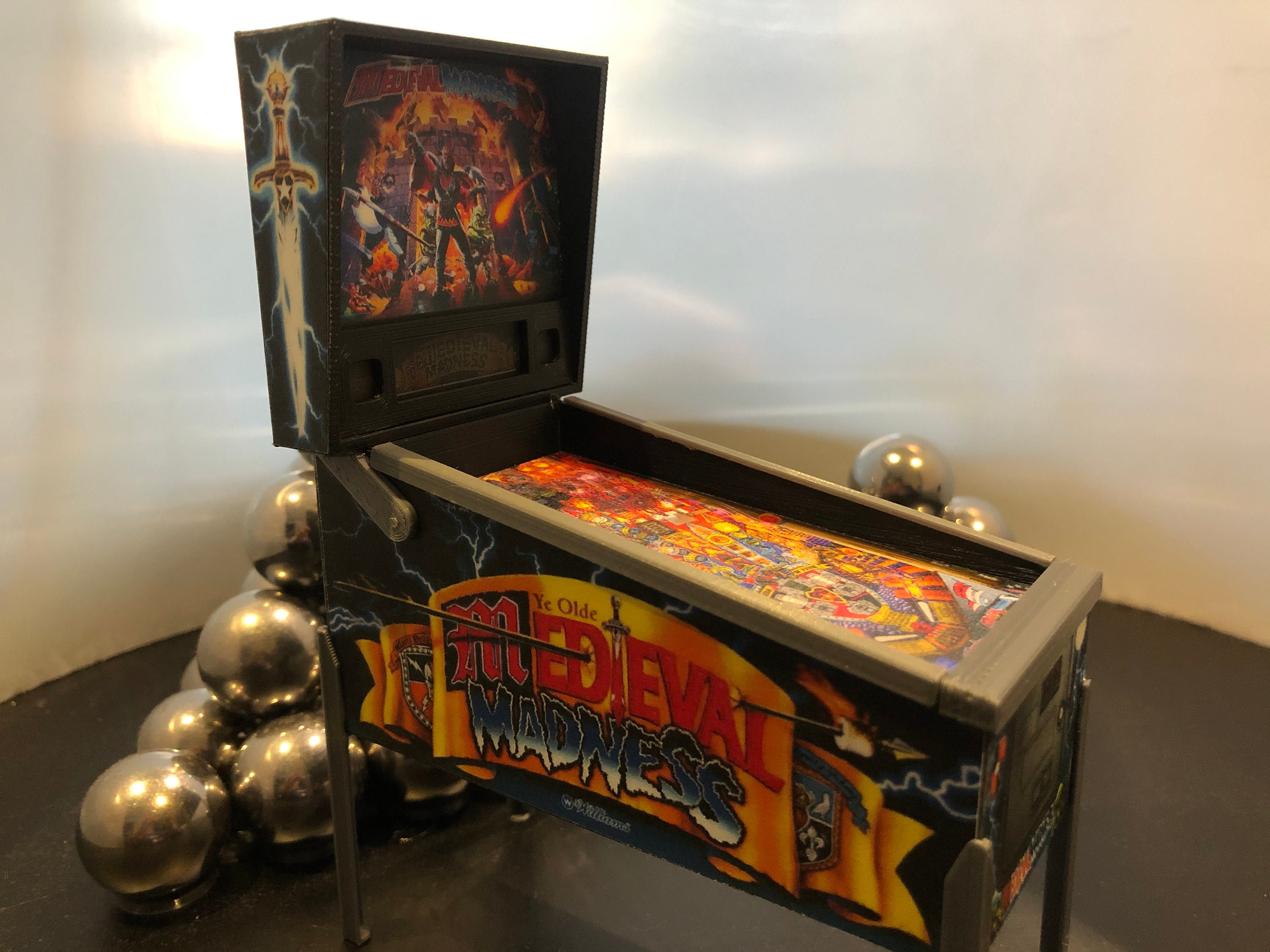 Medieval Madness Mini Pinball / Xmas Ornament - Etsy