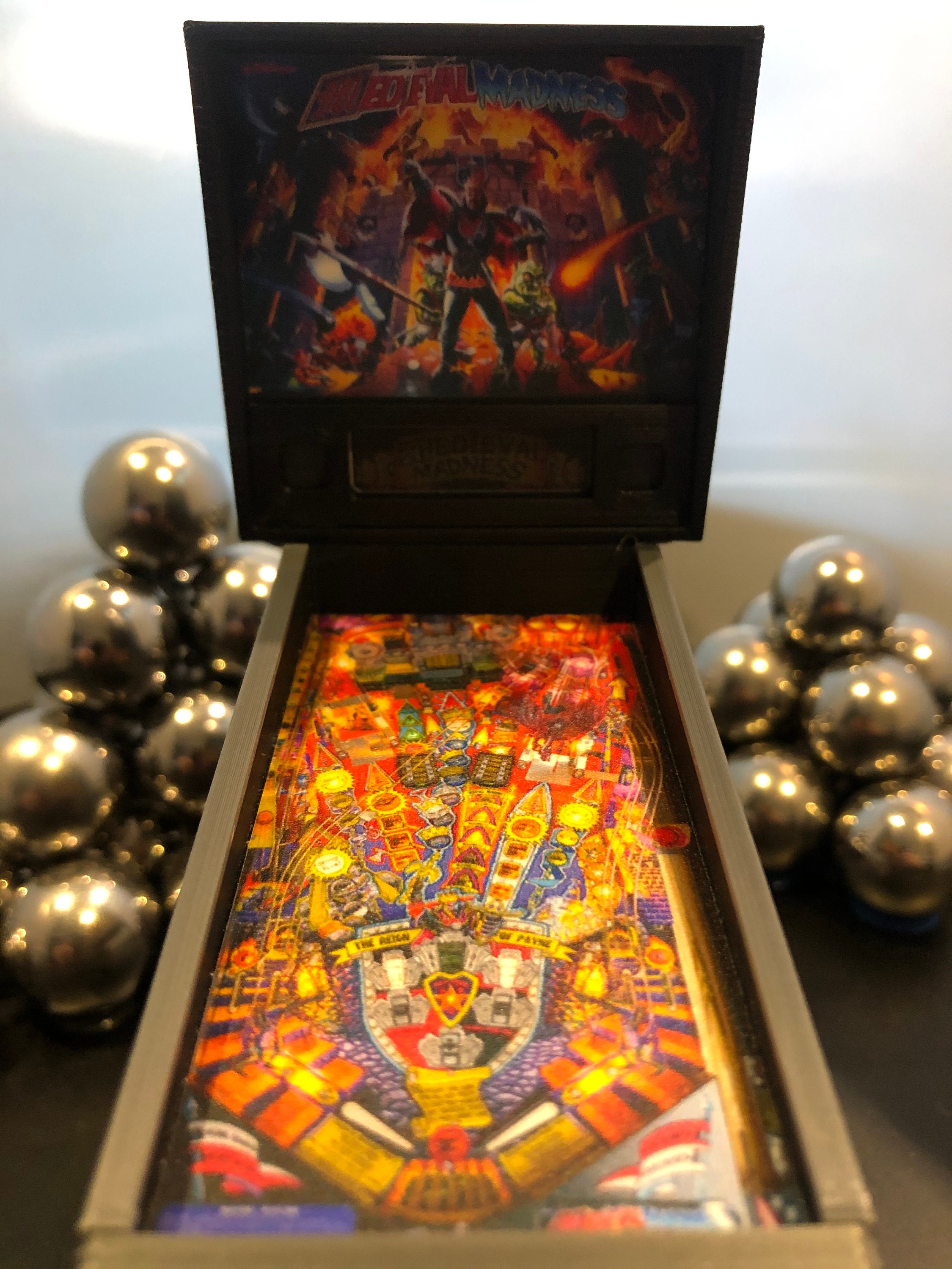 Medieval Madness Mini Pinball / Xmas Ornament - Etsy