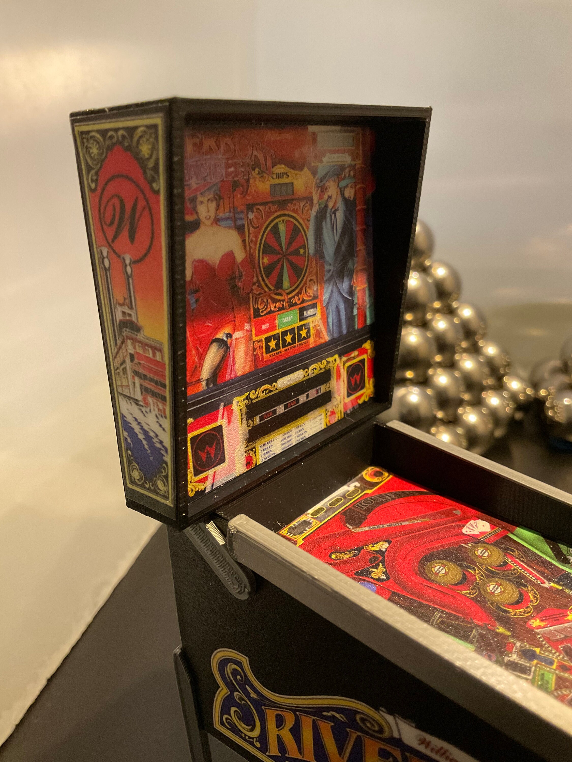 Riverboat Gambler Mini Pinball / Xmas Ornament - Etsy