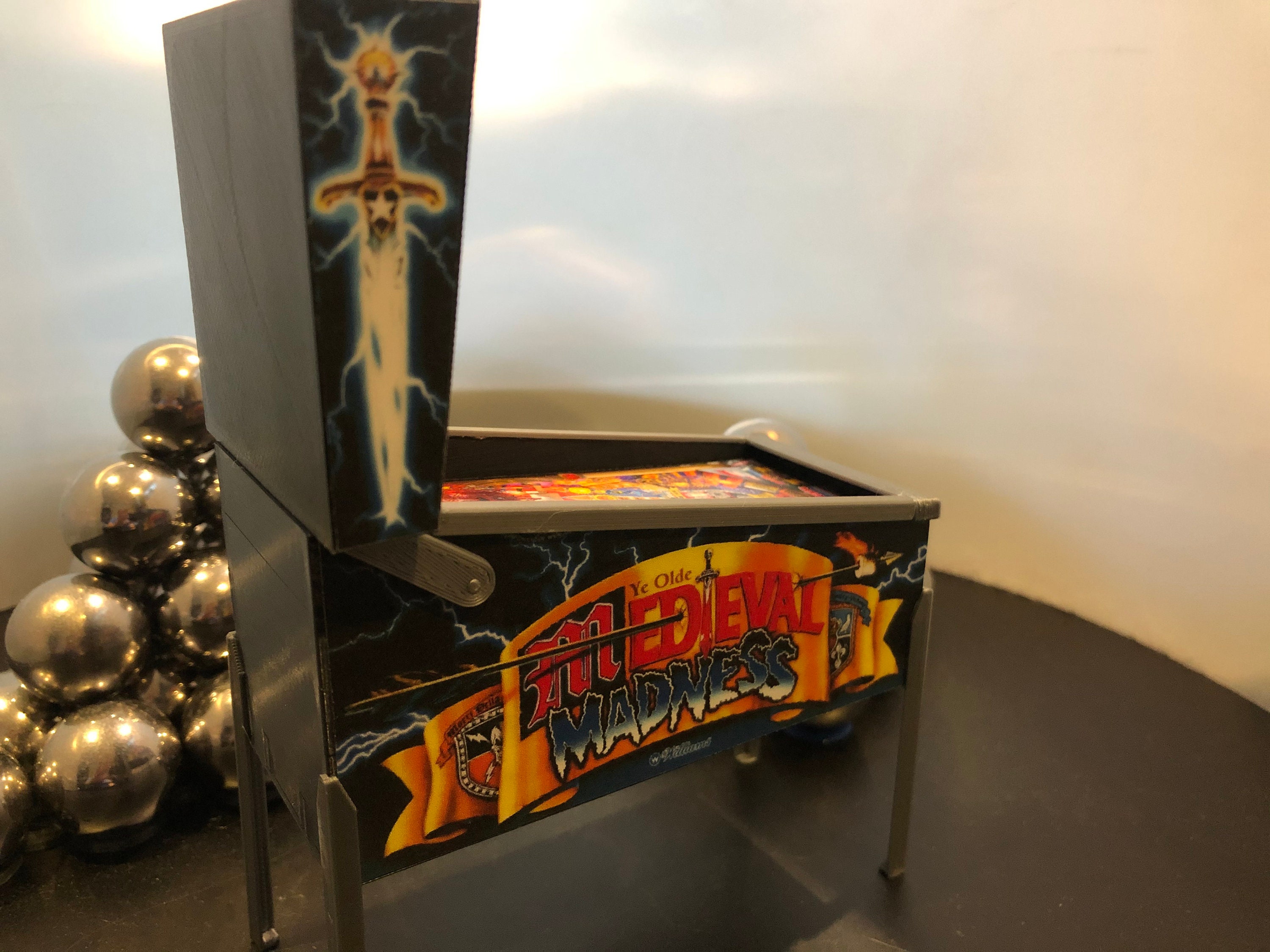 Medieval Madness Mini Pinball / Xmas Ornament - Etsy