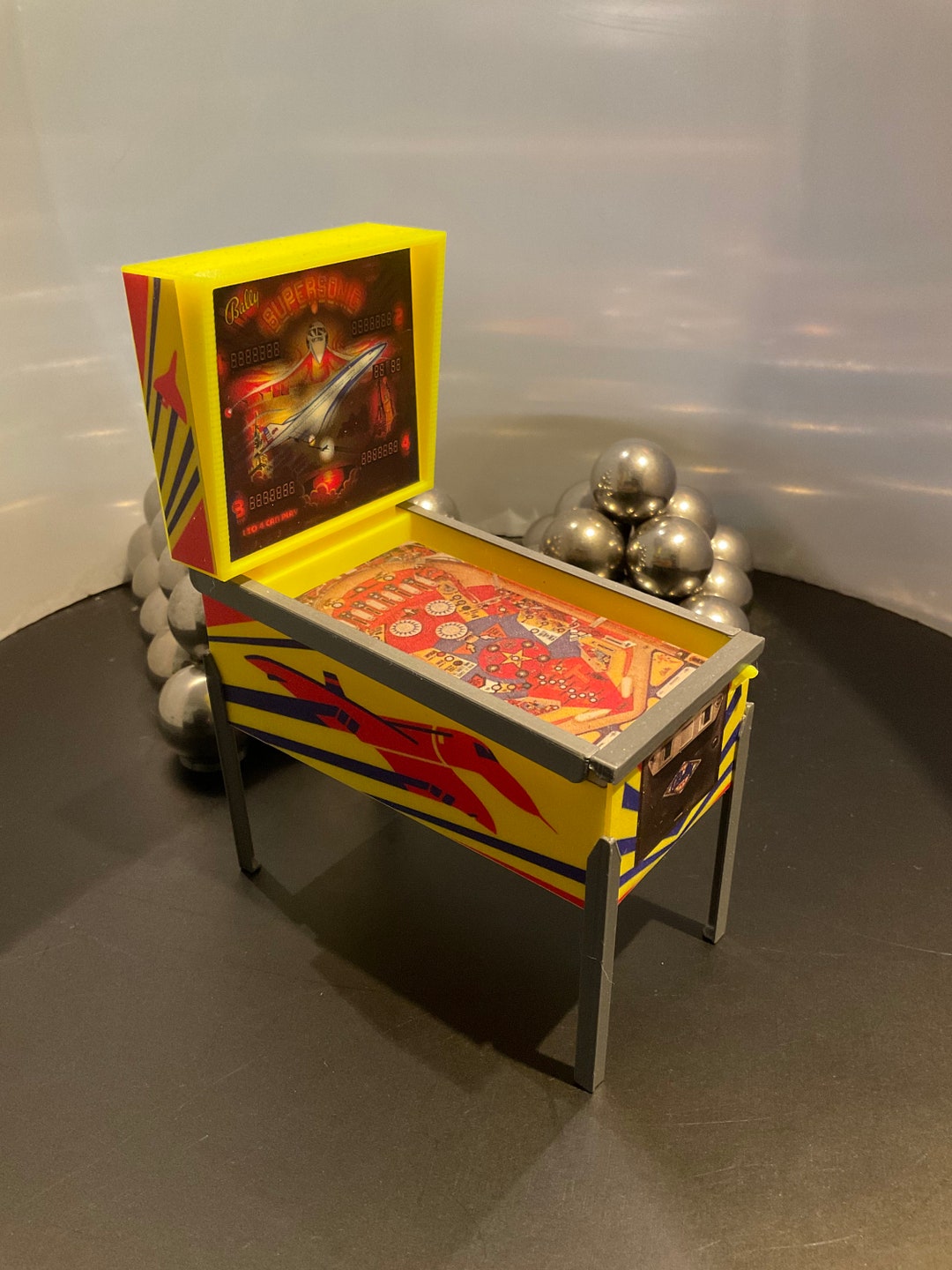 Super Sonic Mini Pinball / Xmas Ornament - Etsy