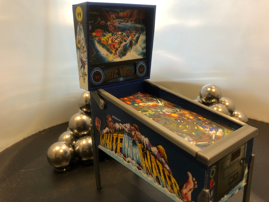 White Water Mini Pinball / Xmas Ornament - Etsy