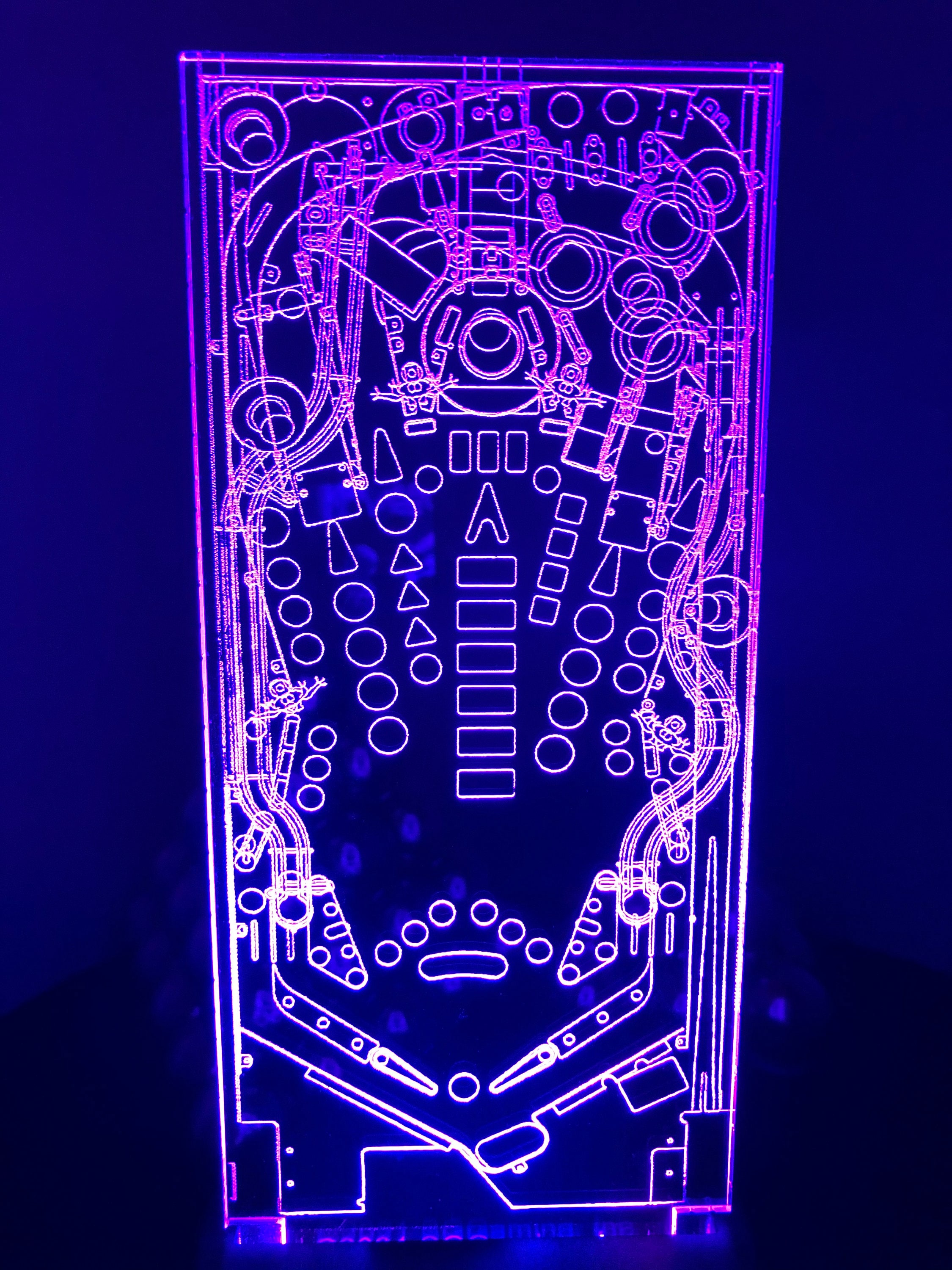 Attack From Mars Pinball Playfield Desktop Light / Night Light - Etsy