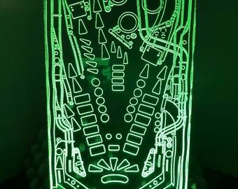 Cirqus Voltaire Pinball Playfield Desk Lamp / Night Light | Etsy