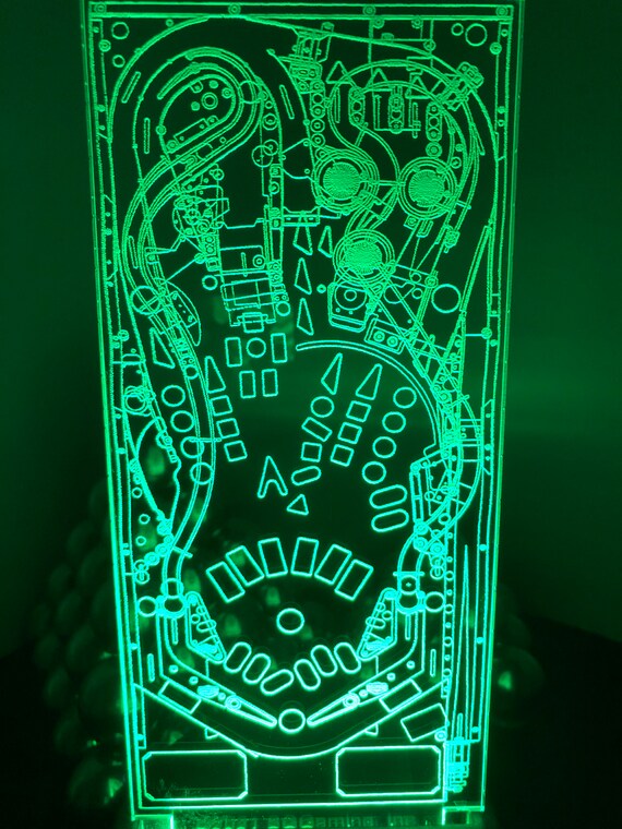 Monster Bash Pinball Playfield Desk Lamp / Night Light - Etsy