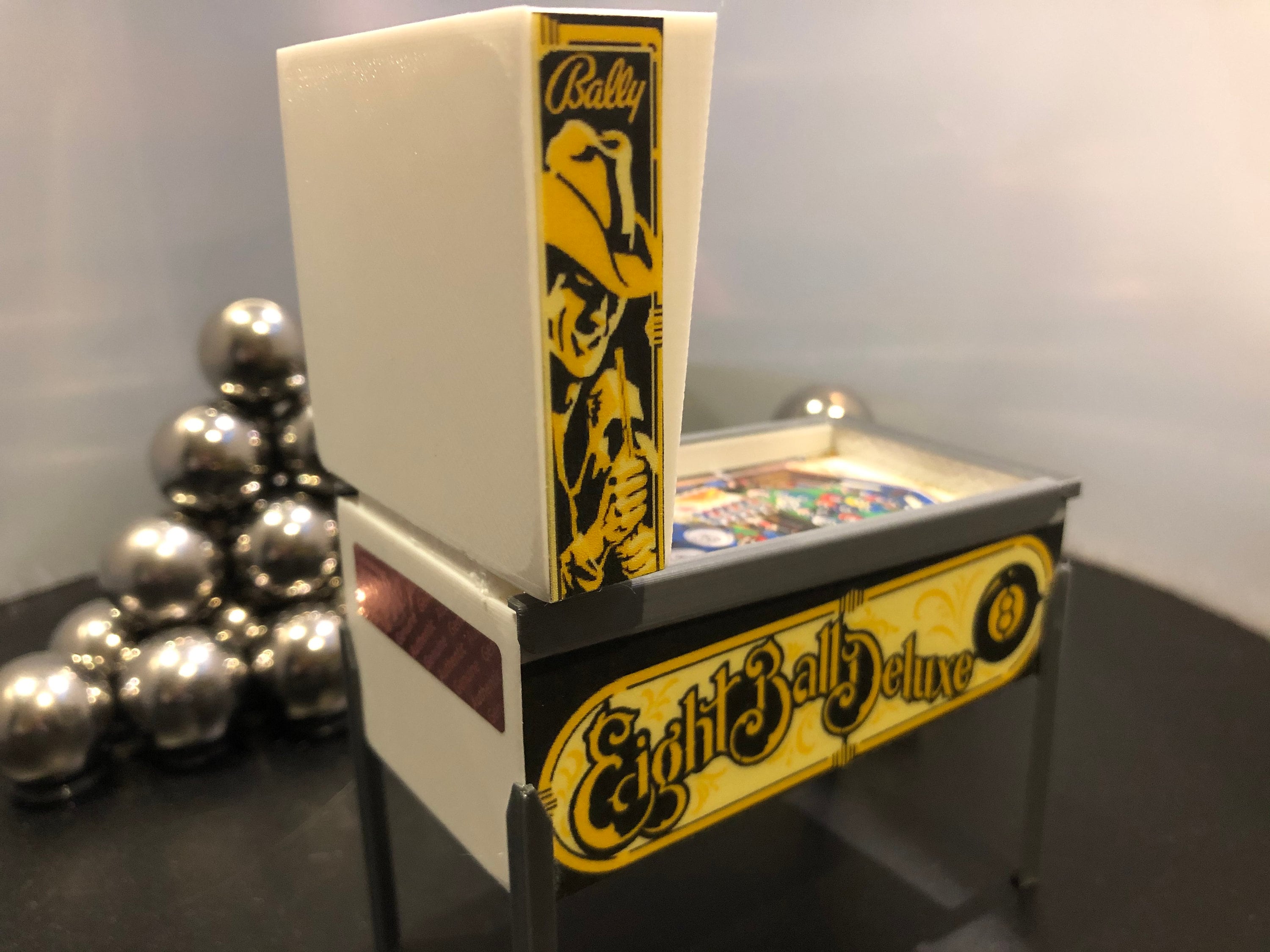 Eight Ball Deluxe Mini Pinball / Xmas Ornament. | Etsy