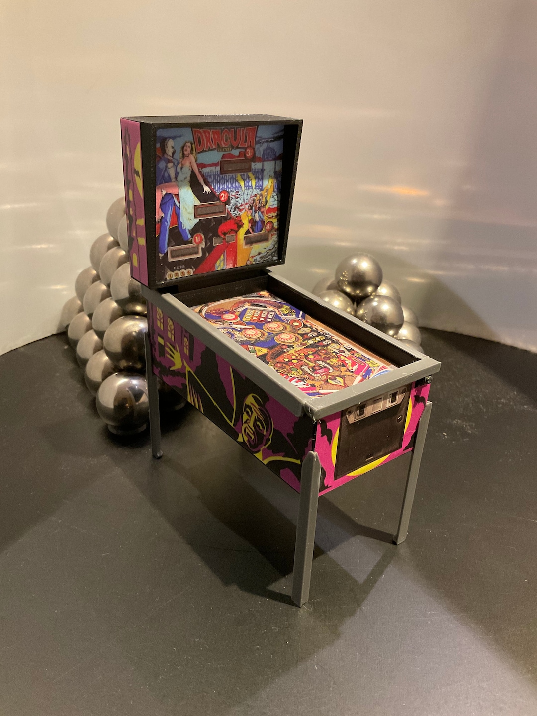 Dracula Mini Pinball / Xmas Ornament - Etsy